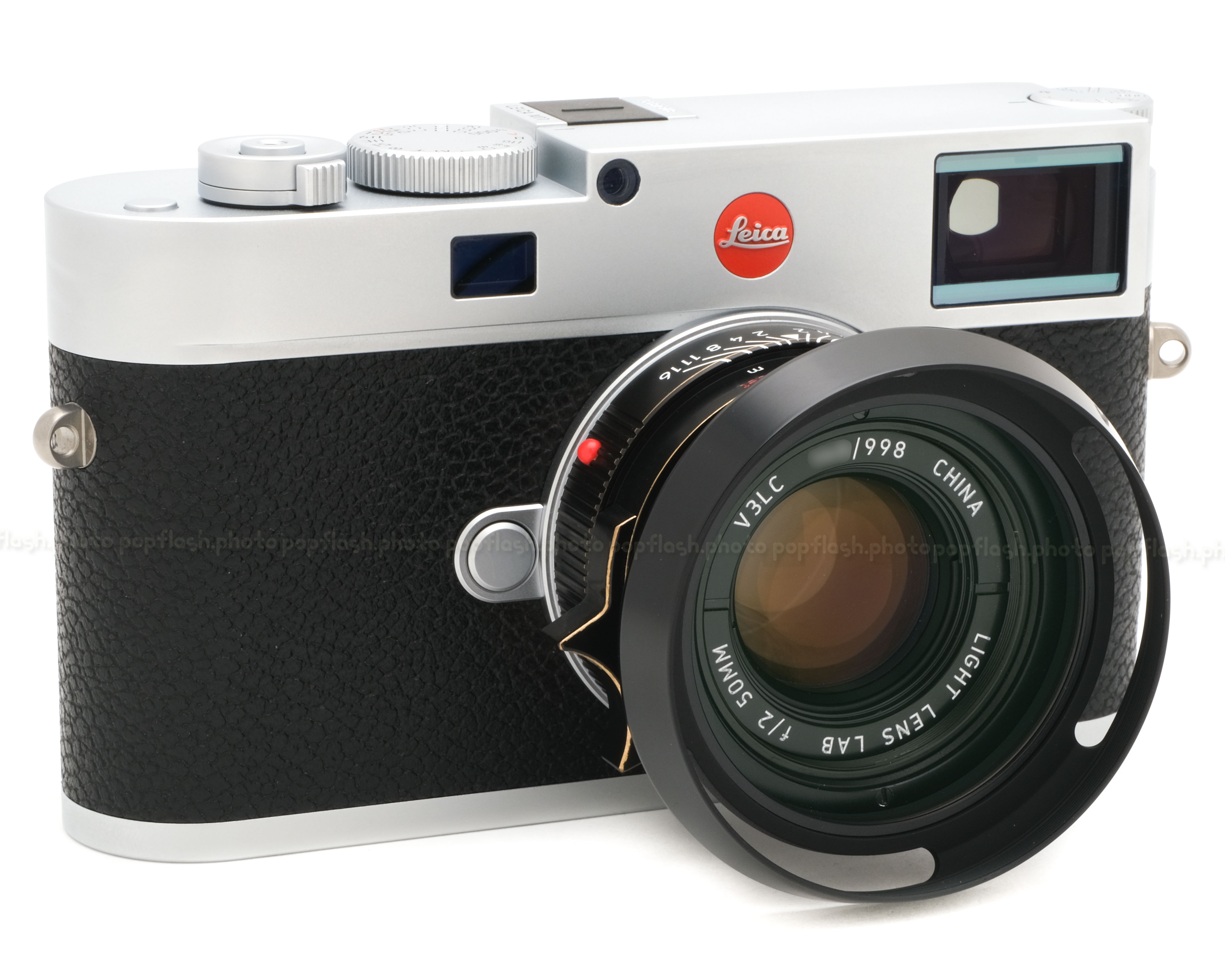 Light Lens Lab 12504 Black Lens Hood with UV Filter NEW (No Engraving