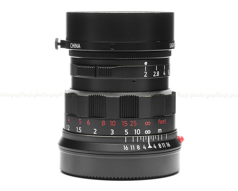 Light Lens Lab 50mm f/2 RIGID Black Paint (Leica M-Mount) Lens NEW